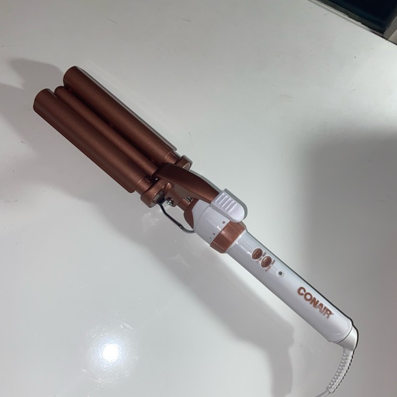 Hair | Conair Double Ceramic Triple Barrel Curl Styling Waver 34 Inch ...